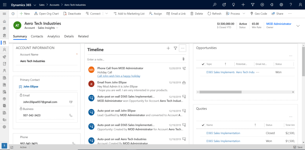 Intro to Dynamics 365 Sales | Ellipse Solutions Intro to Dynamics 365 Sales | Ellipse Solutions