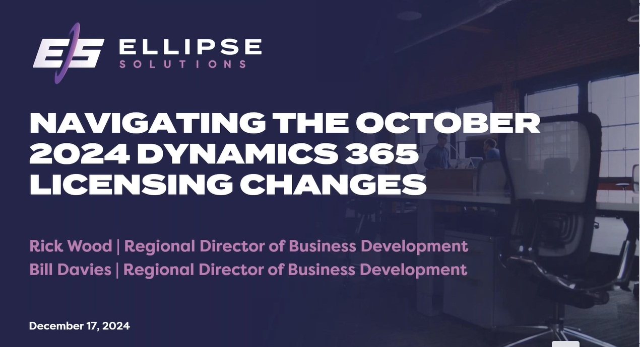 Navigating the October 2024 Dynamics 365 Licensing Changes | Ellipse ... Navigating the October 2024 Dynamics 365 Licensing Changes | Ellipse ...